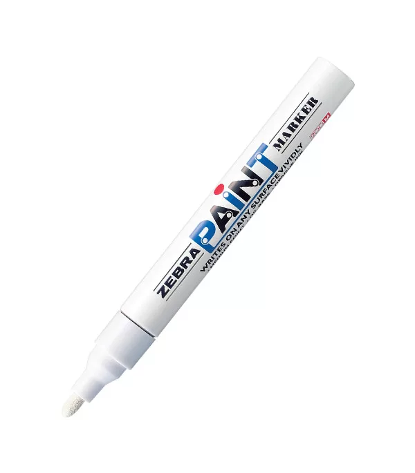 Zebra Paint Marker - Fehér - NEOART Nagykereskedés